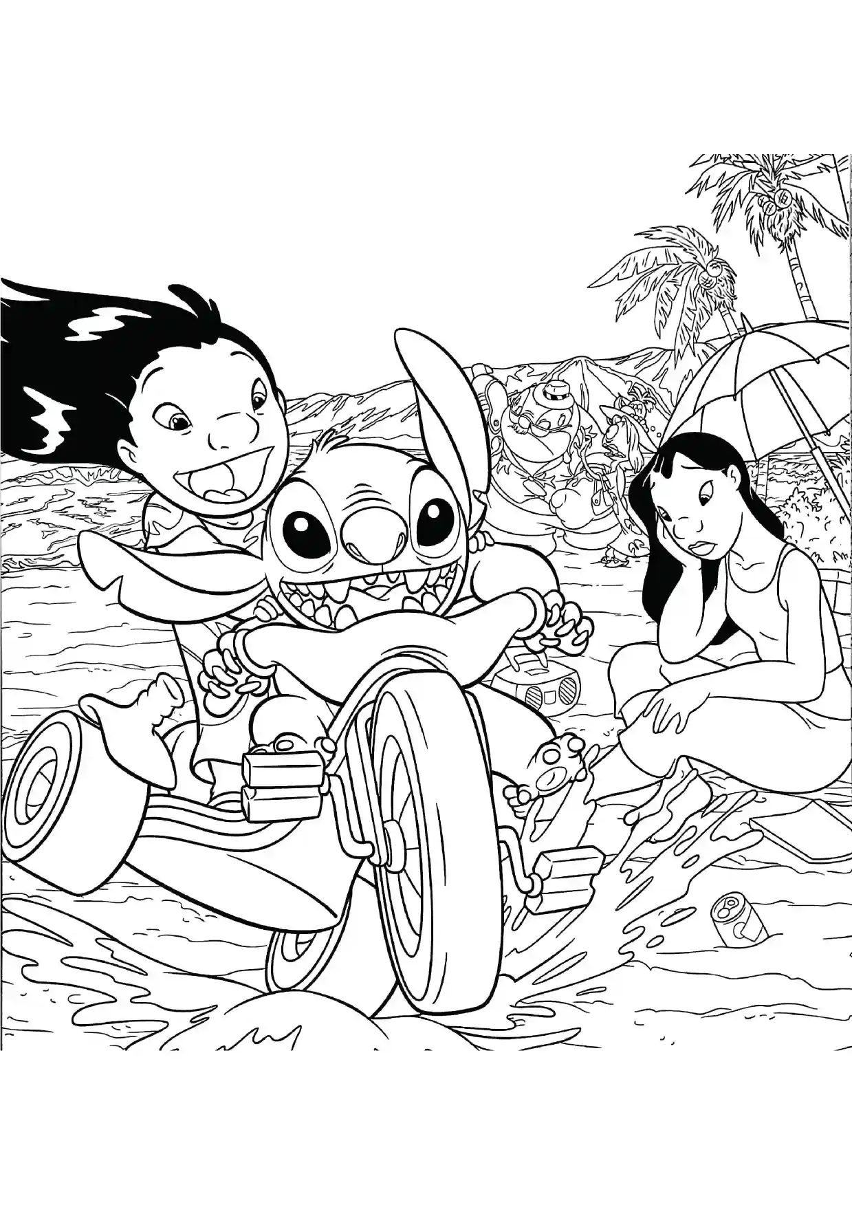 Lilo And Stitch Archives | Printable Coloring Pages